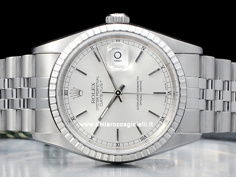 Rolex Datejust 36 Jubilee Silver/Argento Watch 16220